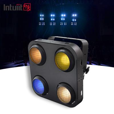 Cina Ip65 4x90w Amber+Bianco caldo RGB Led Cob Audience Blinder Light Esterno impermeabile 4 occhi in vendita