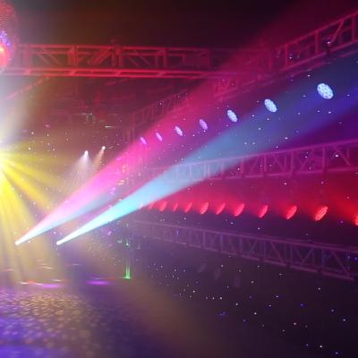 Cina 37x10W Zoom Beam Wash Moving Head Light per effetto illuminazione sul palco con LED RGBW 4in1 e DMX Control Dj Disco e nightclub in vendita