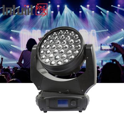 China Professional 37x10W High Power Wash Moving Head Light For Concert Stage Lights Equipment for sale