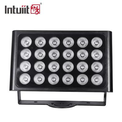China 24PCS 10w Waterproof Led Wall Washer Light High Power Led Flood Light RGBW Led City Color Light for sale