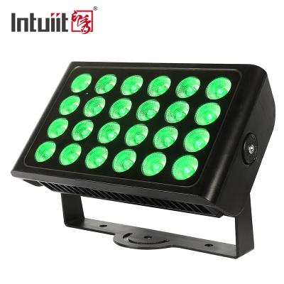 China 24PCS 10w Waterproof Led Wall Washer Light High Power Led Flood Light RGBW Led City Color Light for sale