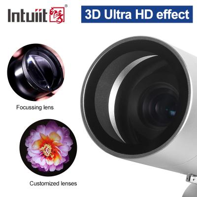 China 60W Lâmpada de Projector LED de Câmbio de Cor Logotipo Personalizado Publicidade Interior e Externa Gobo Projector Logotipo de Luz Padrão Personalizado à venda