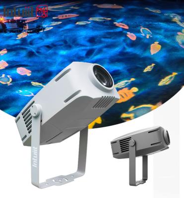 China 200watt Outdoor Waterproof Gobo Water Wave Blue Dynamic Ripple Stage Effect Logo Gobo Light Led Projector for sale