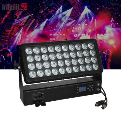 China 400W Fuera de la ciudad resistente al agua Color 40x10W RGBW 4in1 LED Pared de lavado de luz IP65 en venta