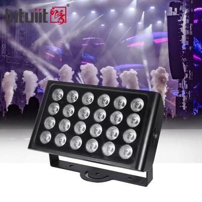 중국 방수 IP65 도시 색상 DMX512 24x10w RGBW 야외 LED 벽 세탁기 홍수 조명 판매용