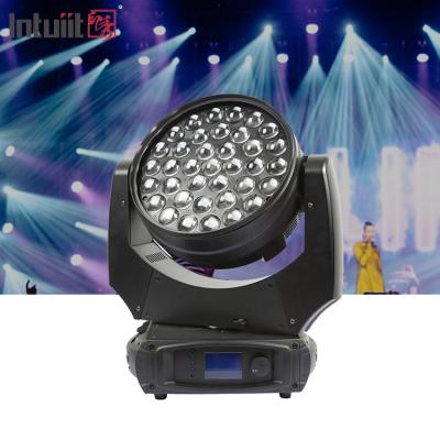 China Led Wash 37pcs 10w Rgbw Zoom 37x10 Led Moving Head Zoom Wash Moving Head Dj Disco Event Stage Lighting for sale