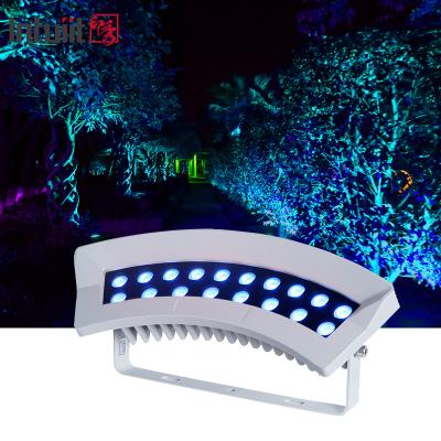 중국 DMX512 36W rgbw 다채로운 LED 껴안기 나무 빛 IP65 방수 나무 램프 점광 야외 정원 풍경 조명 판매용