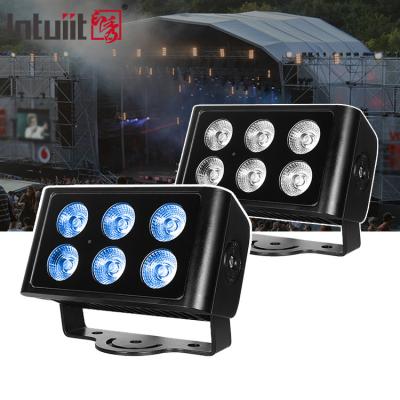 China 6x5W DMX RGBW 4 en 1 luz de lavado de pared LED exterior luz de inundación en venta