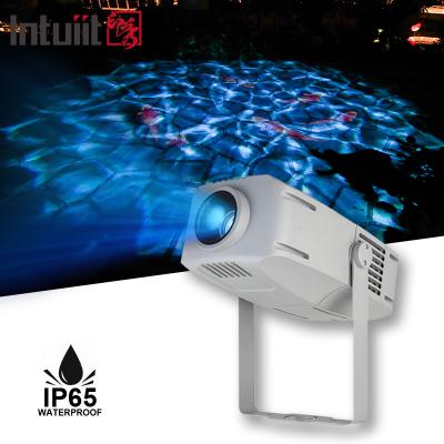 중국 야외 방수 400W LED 로고 프로젝터 라이트 IP65 경관 프로젝션용 고보 바다 물 파동 파동 파동 효과 판매용