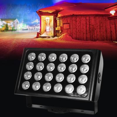 Китай 24x10w 4in1 Rgbw Led Outdoor Wall Washer Потопные огни Садовые свадебные вечеринки DJ Сценария продается