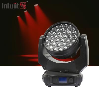 Китай 37x10W Zoom Beam Wash Moving Head Light для эффекта освещения сцены с RGBW 4in1 LED и DMX Control DJ Disco и ночной клуб продается