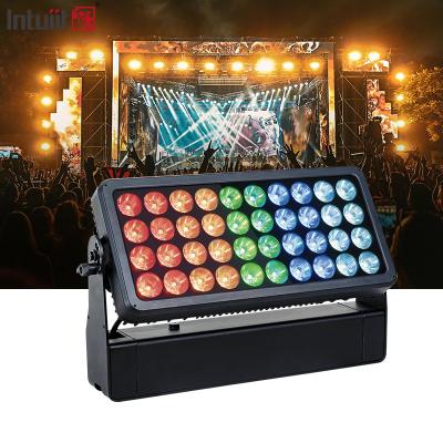 Китай IP65 водонепроницаемый наружный 40X10W Rgbw 4in1 светодиодный городской цветный светодиодный светодиодный стеновой промывальный свет продается