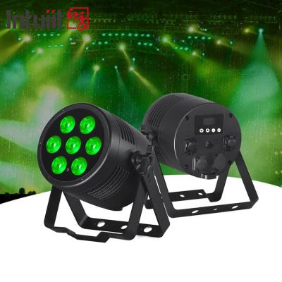 Cina DMX senza fili impermeabile esterno 7x20W RGBWA UV 6in1 IP65 LED Par Light Uplight Esterno in vendita