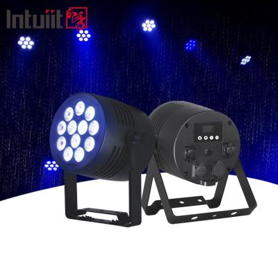 Cina 12*20w RGBWA+UV LED Outdoor Waterproof Uplights Wireless Dmx Battery Par Light per la decorazione della casa Effetti da palcoscenico Evento Club in vendita