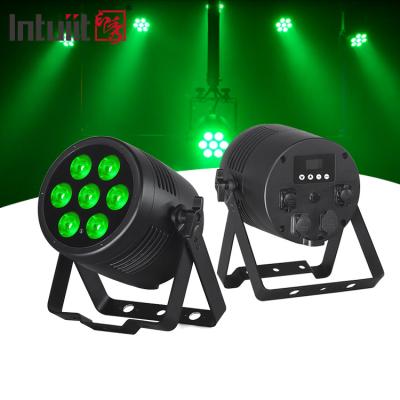 Cina L'illuminazione di scena LED Par RGBWA UV 6IN1 7x20w IP65 impermeabile Dmx LED Par in vendita