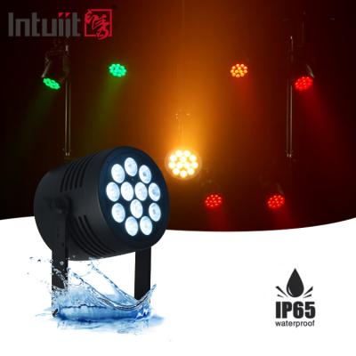 Cina 12x20w impermeabile RGBWA UV 6IN1 LED Par luce esterna IP65 DMX512 Par può illuminazione per palcoscenico Par in vendita