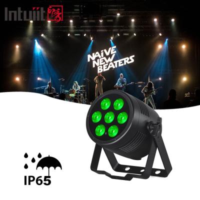 Cina 7x20W RGBWAUv 6in1 Par Uplight LED Par Illuminazione per palcoscenico in vendita