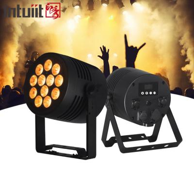 Cina 12x20W RGBWAUV 6in1 DMX Control LED Par Light DJ Club Lampade da palco in vendita
