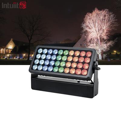 Китай Водонепроницаемость 40x10w Rgbw 4 в 1 Dmx Внешний Ip65 Светодиодный городской цветный свет Сценальные фонари продается