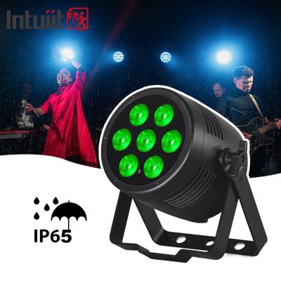 Cina IP65 LED INFERIORE par Light 7x20W RGBWA-UV 6in1 LED OUTDOOR PAR può illuminare in vendita