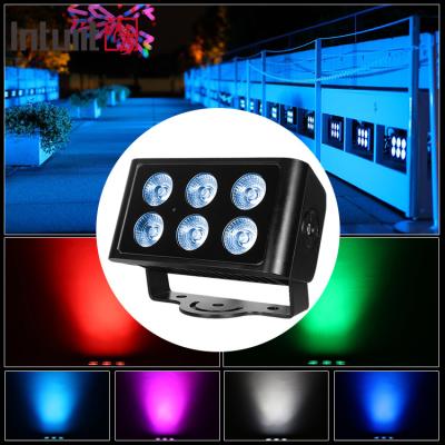 Cina Faretto LED Wall Washer City Color 6x5W Impermeabile per Esterni 4in1 RGBW per Hotel e Edifici Modalità di Controllo DMX512 in vendita
