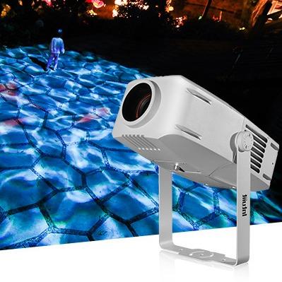 Китай 100W Уличный водонепроницаемый светодиодный проектор, синий динамический эффект ряби воды, сценический эффект, проекционный свет Gobo продается