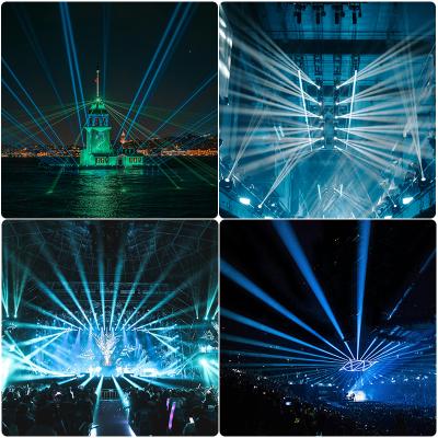China 100W Laser Light Source Customized Stage Prism Laser Beam 100w DMX512 Controlled Light Moving Head Laser Light IP66 for sale