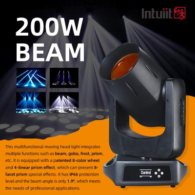 China 200W LED Moving Head Ip66 Outdoor Beam Waterproof Dj Event Concert Moving Head Stage Light for sale
