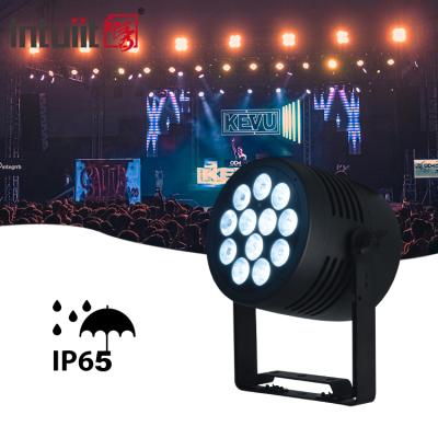 Cina 12x20W LED Par Light IP65 impermeabile RGBWA-UV 6IN1 DMX512 Illuminazione da palco in vendita