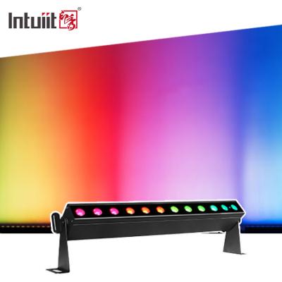 China IP20 Led Up Lights Battery Power LED Wall Wash 12x2w RGBW 4in1 Stage Bar Light Sound Control Lighting for sale