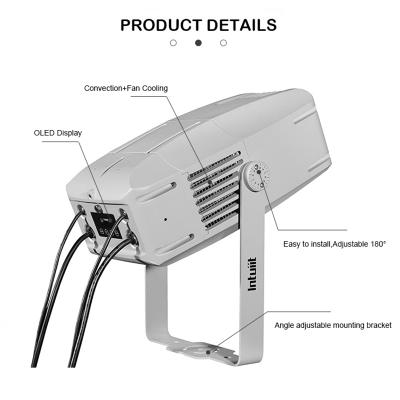 China 100W Outdoor Colorful Water Gobo Projector Night Club Disco Effect Light Waterproof Landscape Lamp Light Advertising Light for sale