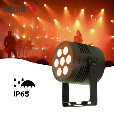 Cina Barra luci da palco 7x20w IP65 DMX512 RGBWA-UV 6in1 Led Par Can per DJ Disco Party in vendita