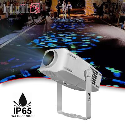 China 400W RGBW LED Customized Logo Gobo Projector Light IP65 Waterproof Rotating Led Logo Projector Light for Outdoor for sale