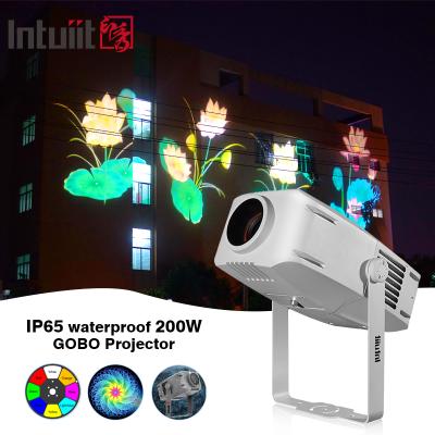 China Waterproof IP65 LED Gobo Projector Light High High Brightness 200W for Outdoor Landscape Stage for sale
