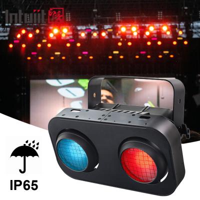 China LED Studio Theater COB 200W 2in1 RGB Warm White LED Blinder Stage Light for sale