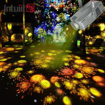 China 200W IP65 Outdoor Gobo LED Logo Projector Light for theme parks for sale