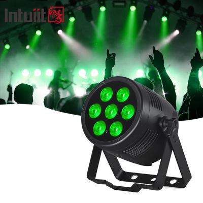 Cina Luci Par LED impermeabili per esterni 7x20W RGBWA UV 6in1 Luce LED Controllo DMX Luce da palco Attrezzatura DJ Illuminazione discoteca per feste, club, bar, matrimoni, decorazioni di Halloween in vendita