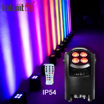China 4X18W Rgbw 4 in 1 Led Par Light Wireless Battery Remote Control IR Wifi Led Par Stage Light for sale