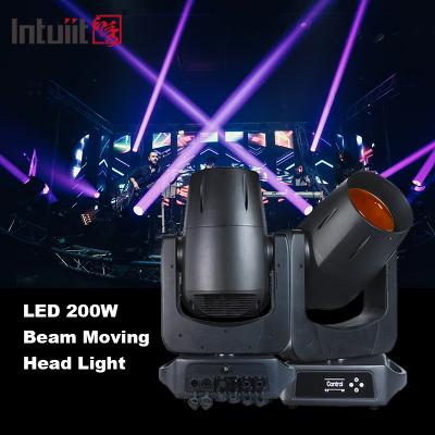 China LED 200W Stage Light Beam 9 Rotating Gobos 12 Colors with DMX512 Lighting for Wedding Party Show for sale