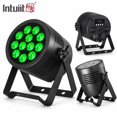 China Outdoor Ip65 Wireless Led Par Can Light Waterproof Rgbwa Uv 6in1 12x12W Led Wash Parcans Lights for sale