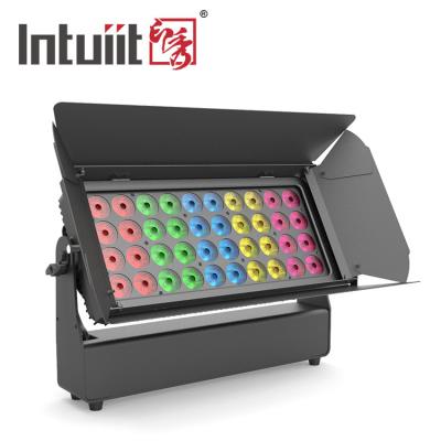 China IP65 Stage Wall Washer Light RGB Waterproof Landscape Lighting DMX512 Full Color Led Flood Lights for sale