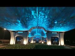 7 Color 100 W Mini Moving LED Water Effect Projector Party Light