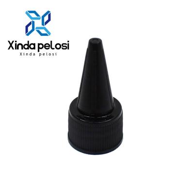 China Custom Plastic Wit Zwart Helder Cosmetisch Squeeze Twist Closure Cap Tip Applicator Cap Twist Top Te koop Te koop