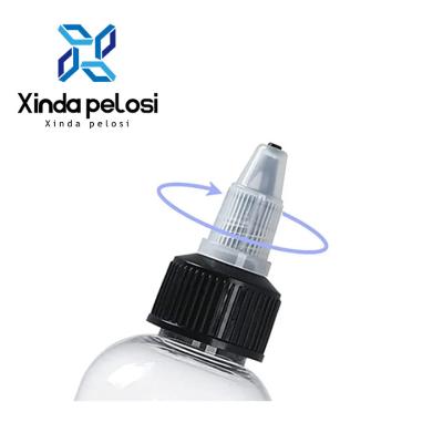 중국 공장 무료 샘플 LDPE HDPE 압축 노즐 트위스트 플라스틱 스푸이트 요커 캡 병 판매용