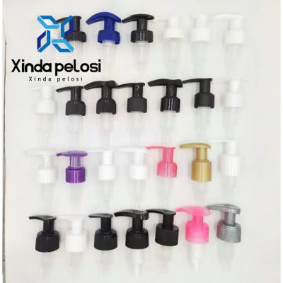 China Hand Lotion Pump Dispenser Black Liquid Soap Dispenser Plastic for sale