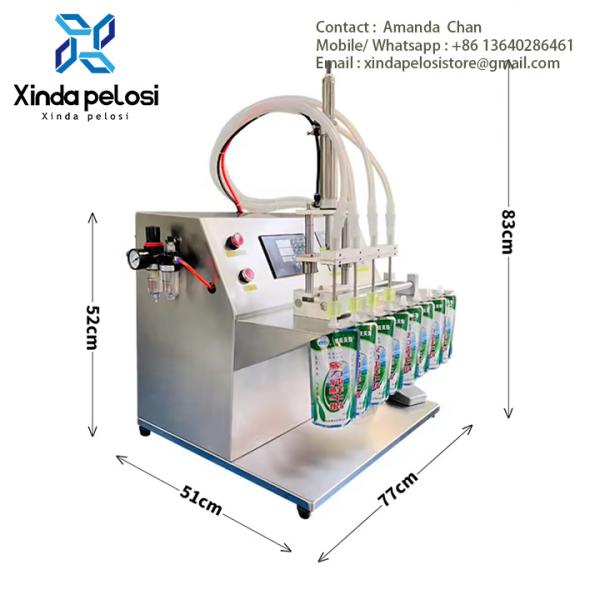 Quality Customizable Automatic Shape Sauce Doypack Stand Up Spout Pouch Filling Sealing for sale