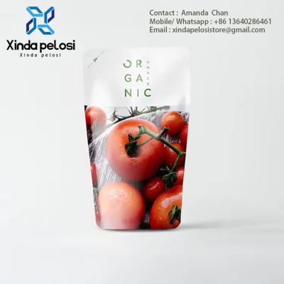 Cina Sacchetti di plastica personalizzati riciclabili antiodore Stand Up Spout Packaging Bag In vendita con cerniera in vendita
