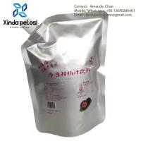 Quality Food Grade Material Safe Foil Stand Up Pouches With Natural Suction Nozzle for sale