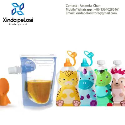 Cina Sacchetti di plastica personalizzati riciclabili antiodore Stand Up Spout Packaging Bag In vendita con cerniera in vendita