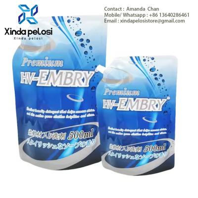 China Refillable Custom Stand Up Spout Pouch Standing Bag Fos Laundry Detergent,Liquid Packaging Plastic Bag for sale